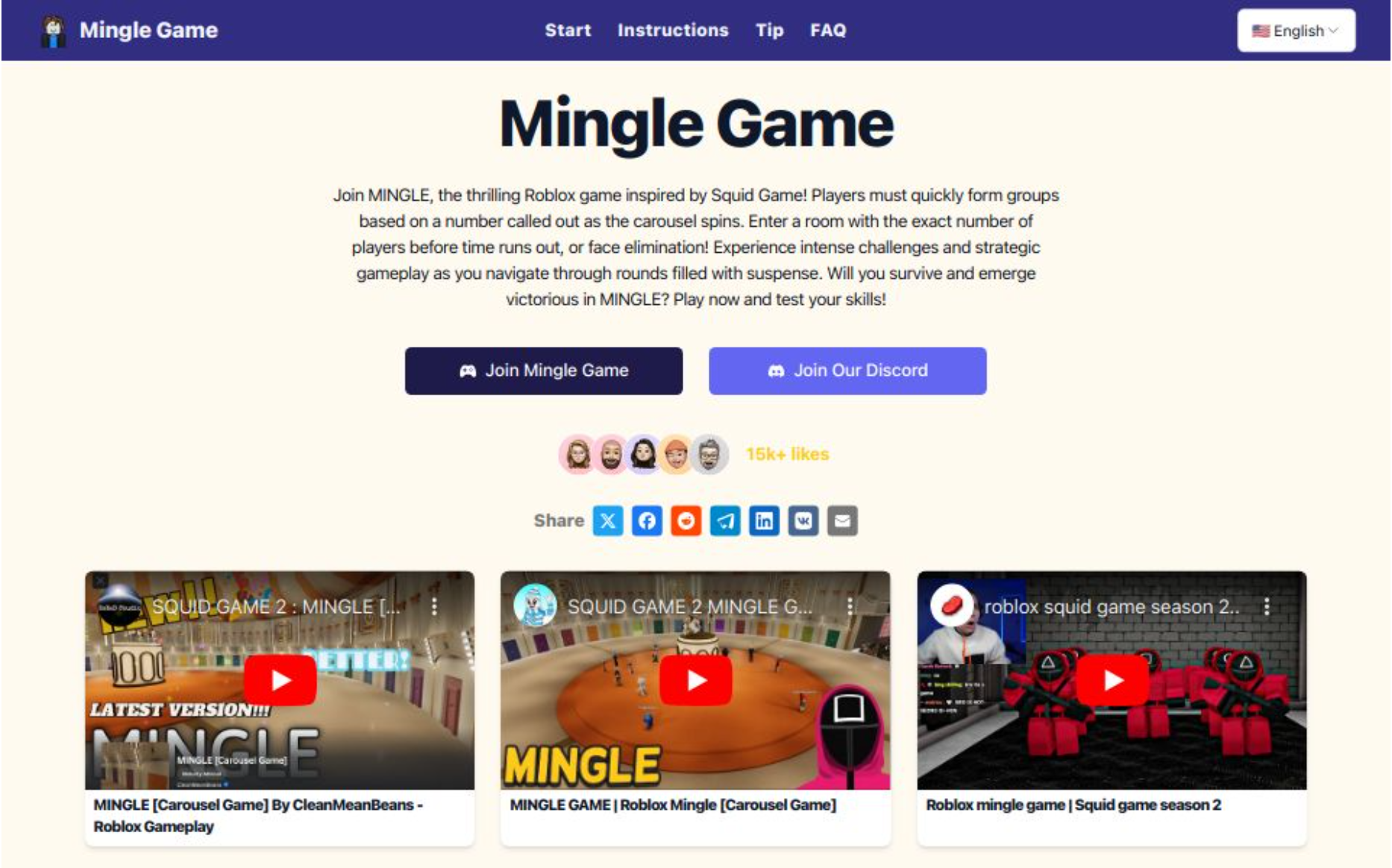 Mingle Game | Squid Game | Carousel Game on Roblox